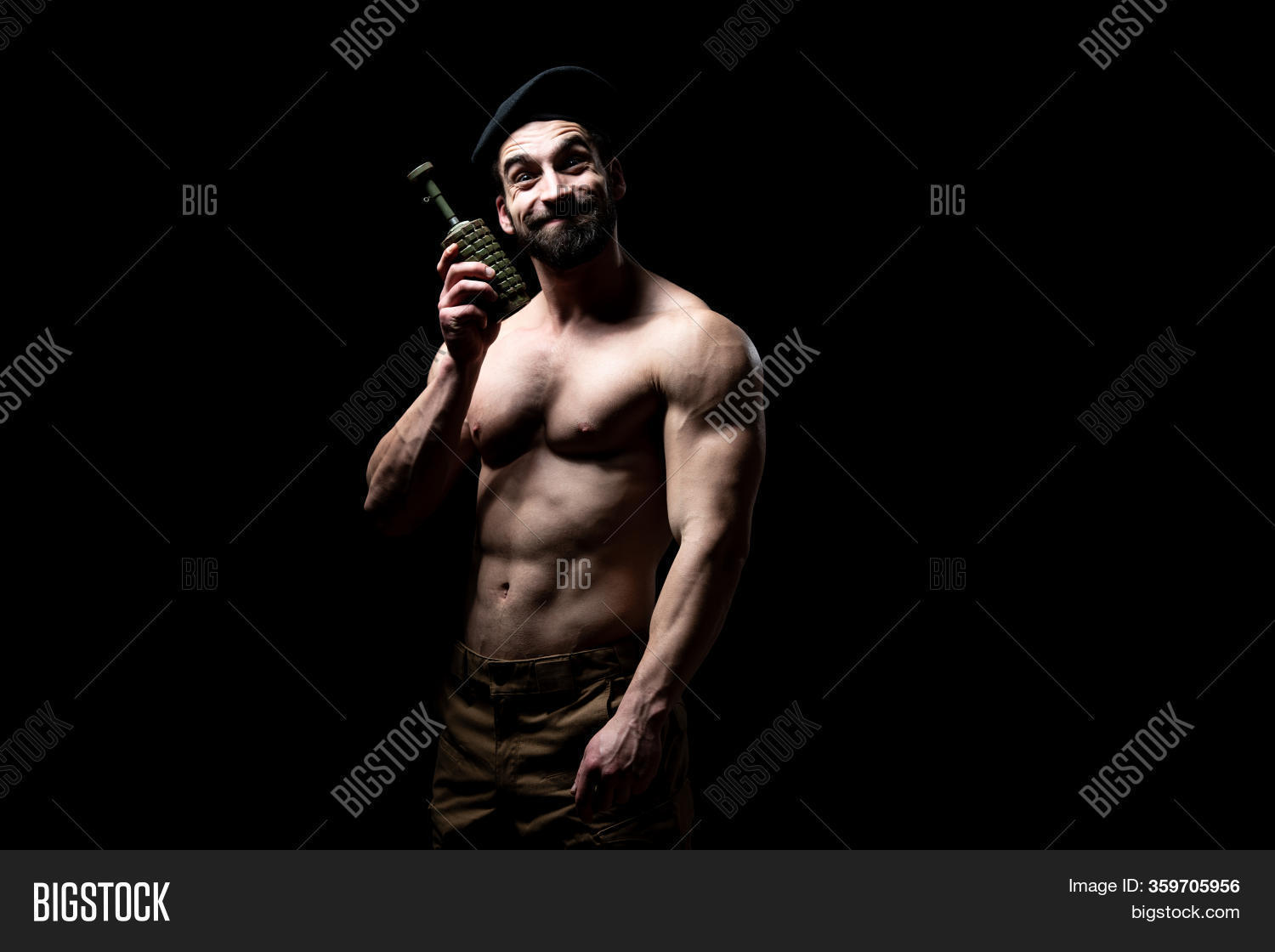 Young Man Holding Bomb Image & Photo (Free Trial) | Bigstock