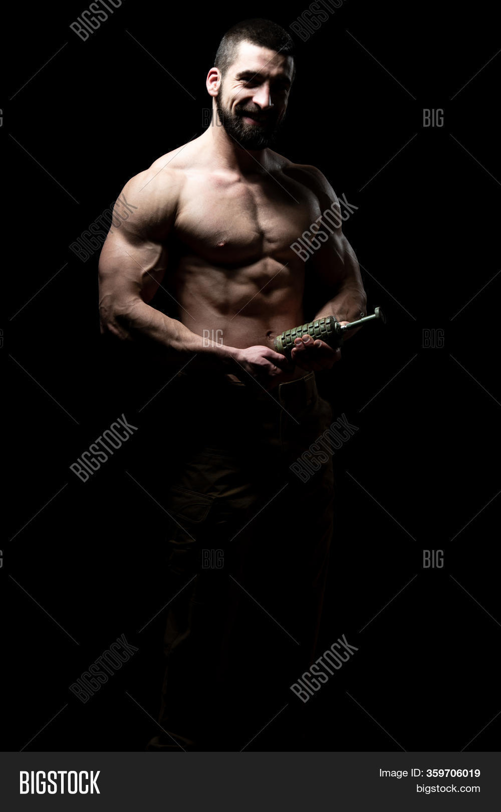 Man Holding Bomb His Image & Photo (Free Trial) | Bigstock