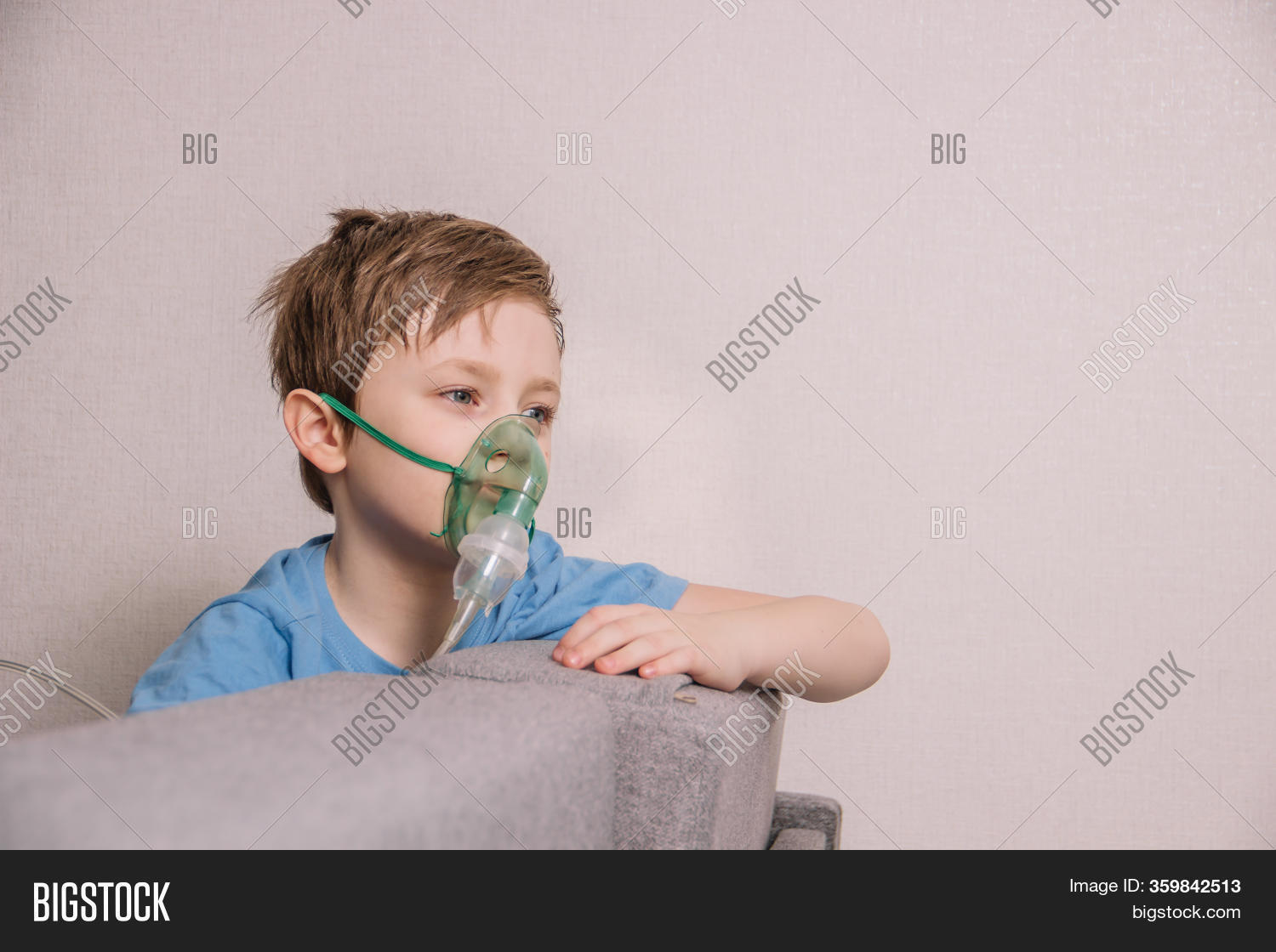 Boy Does Inhalation Image & Photo (Free Trial) | Bigstock