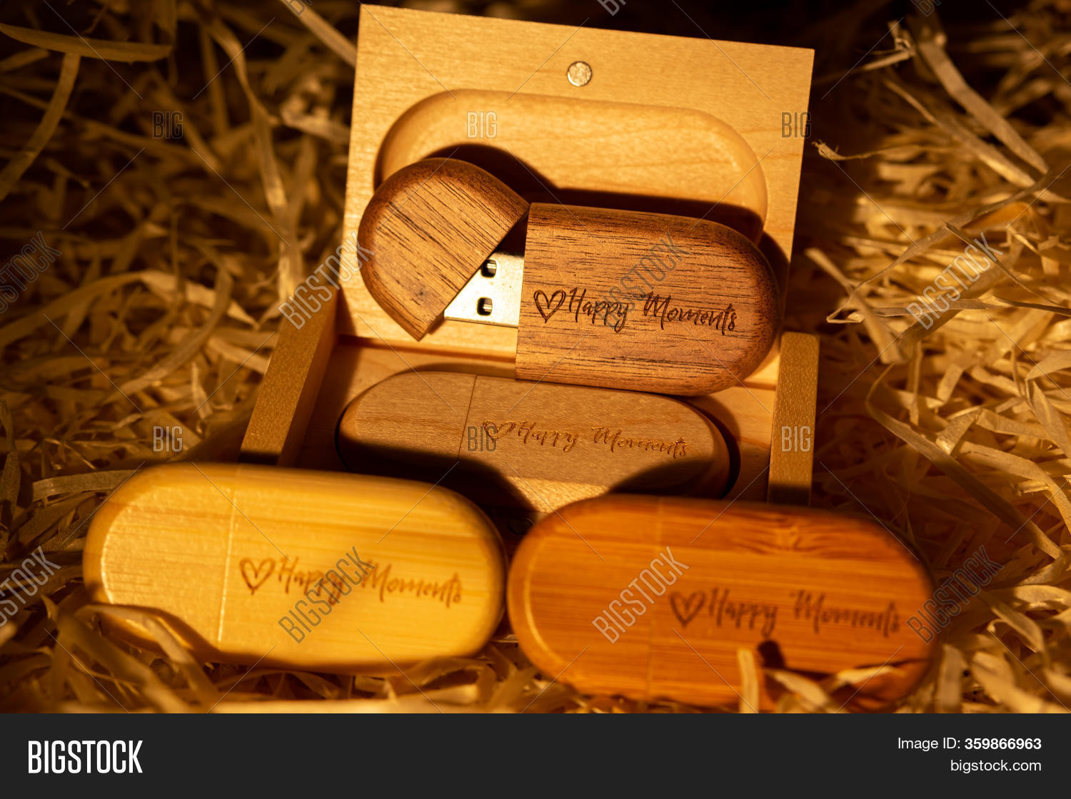 Usb Flash Drive Wood Image & Photo (Free Trial) | Bigstock
