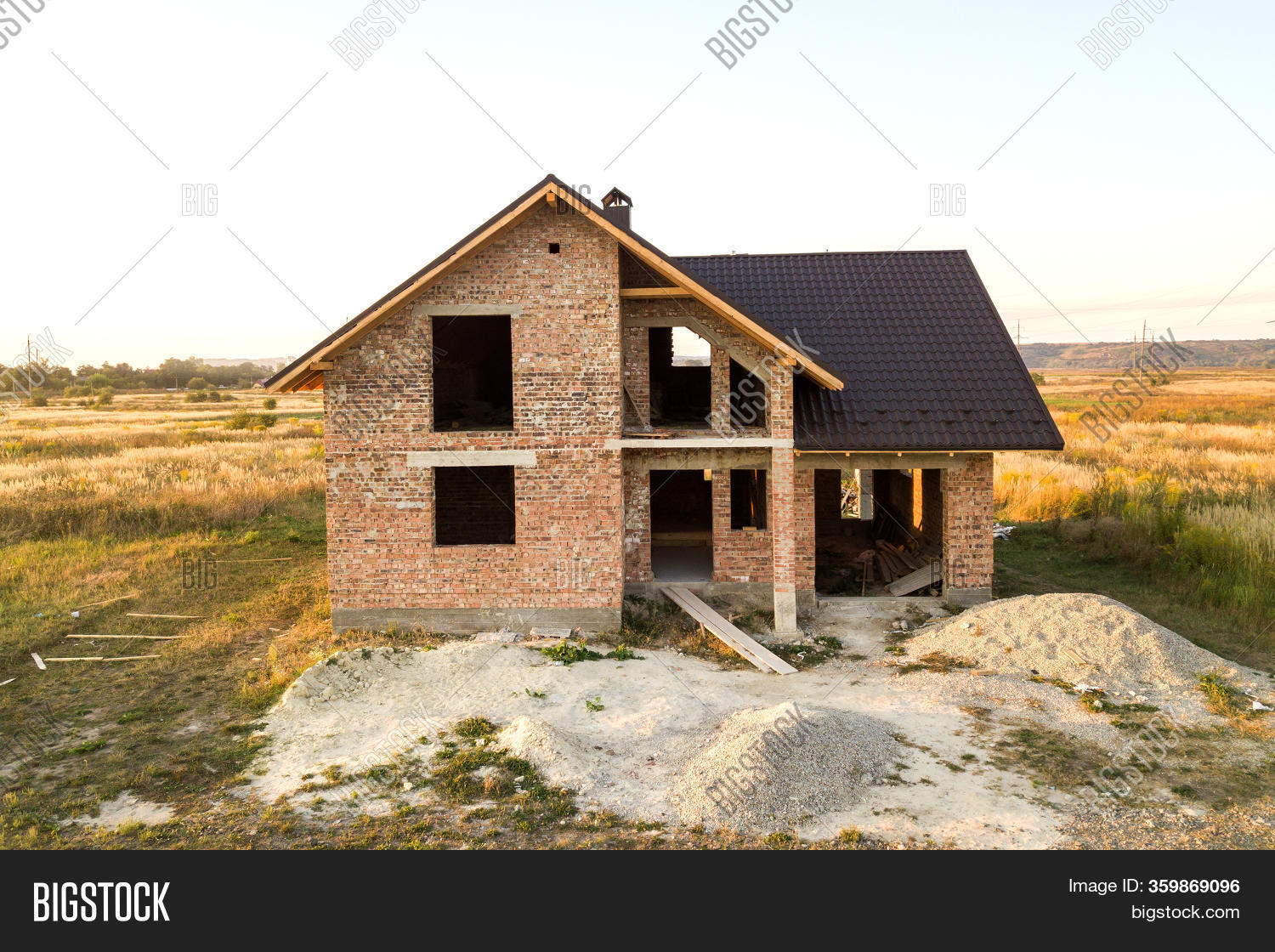 Unfinished Brick House Image & Photo (Free Trial) | Bigstock
