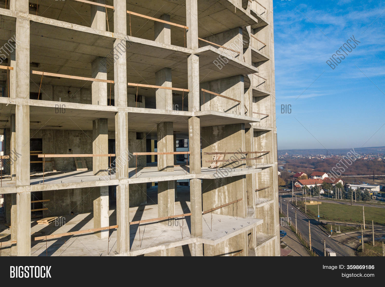 Aerial View Concrete Image & Photo (Free Trial) | Bigstock