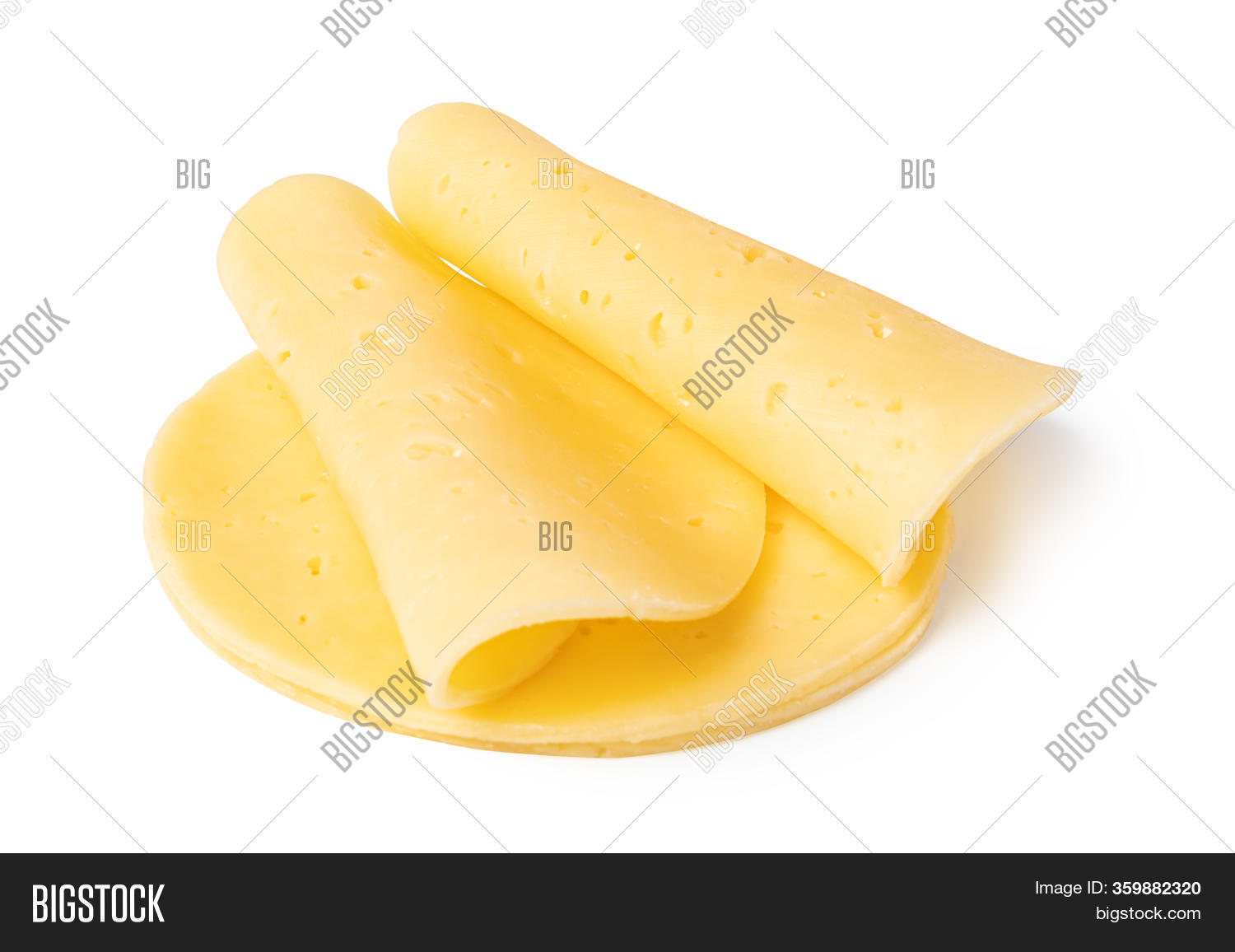 Cheese Slice Isolated Image & Photo (Free Trial) | Bigstock