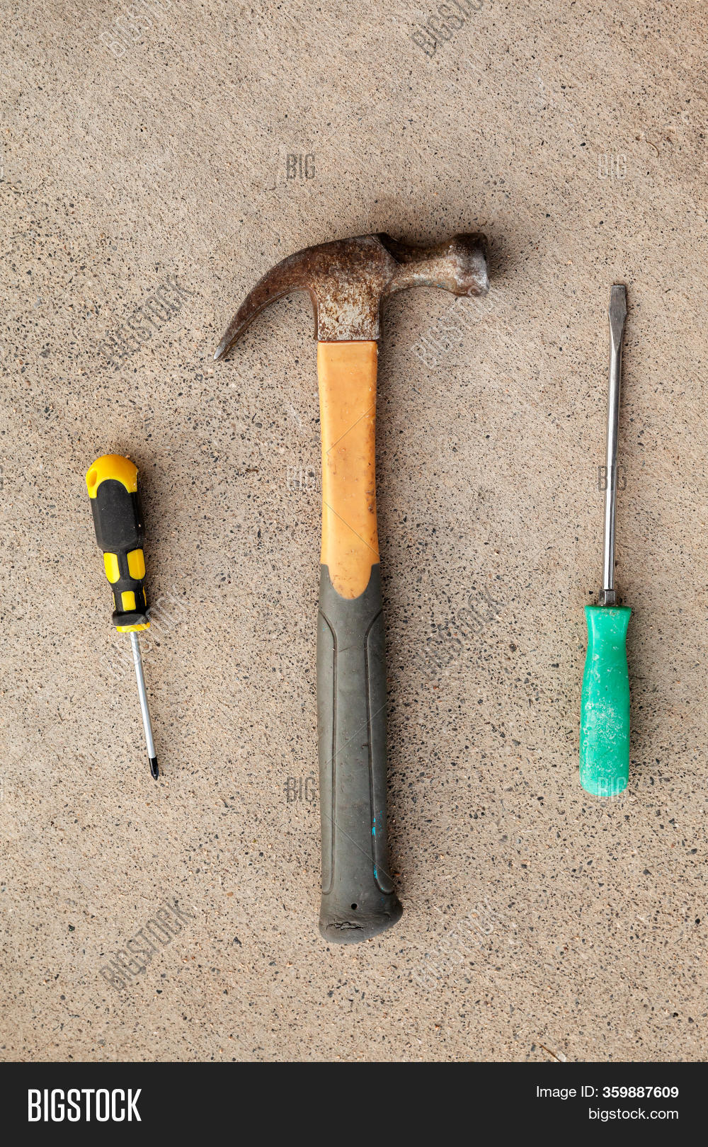 Top View Hammer Screw Image & Photo (Free Trial) | Bigstock