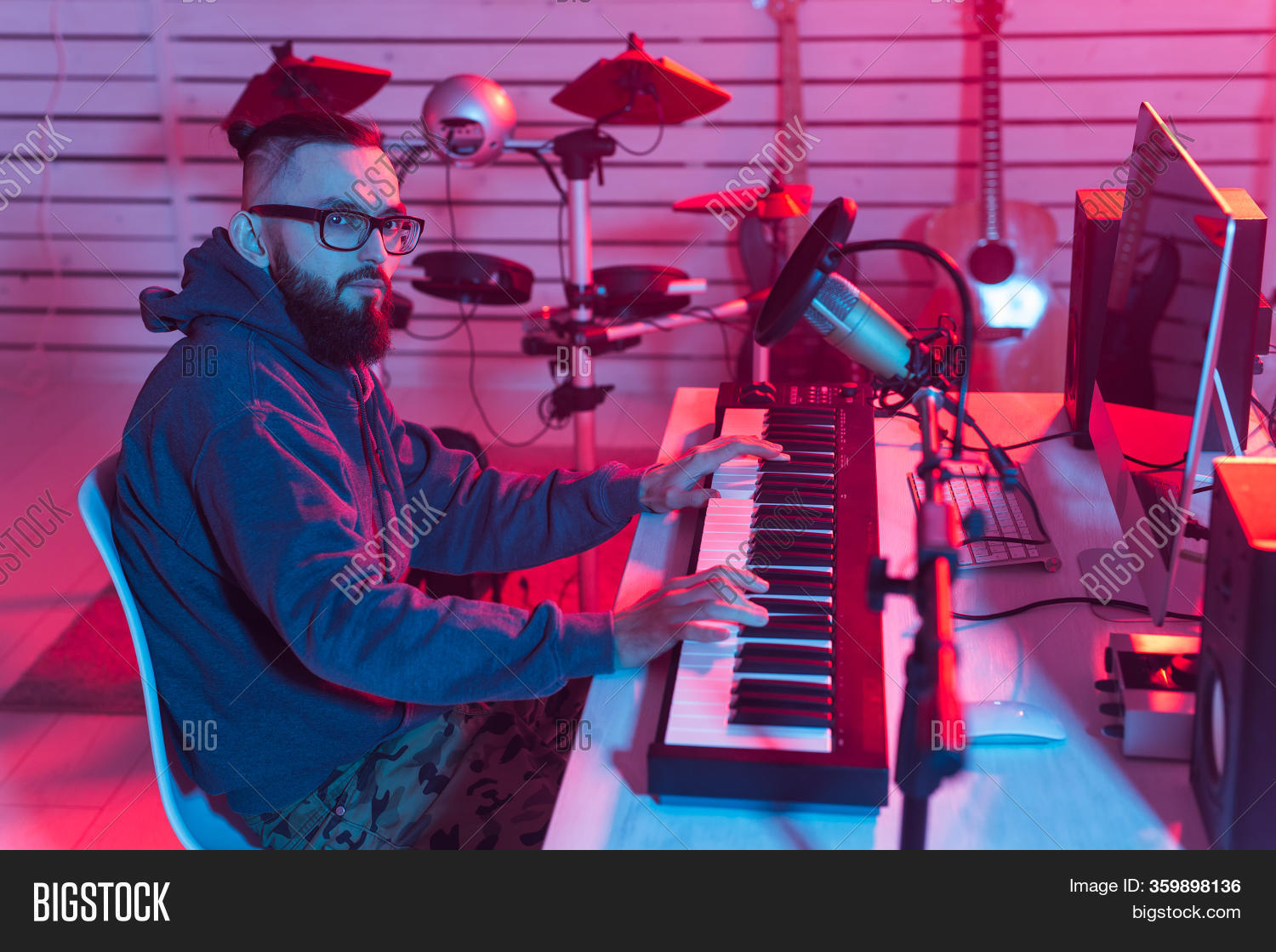 Musician Making Music Image & Photo (Free Trial) | Bigstock