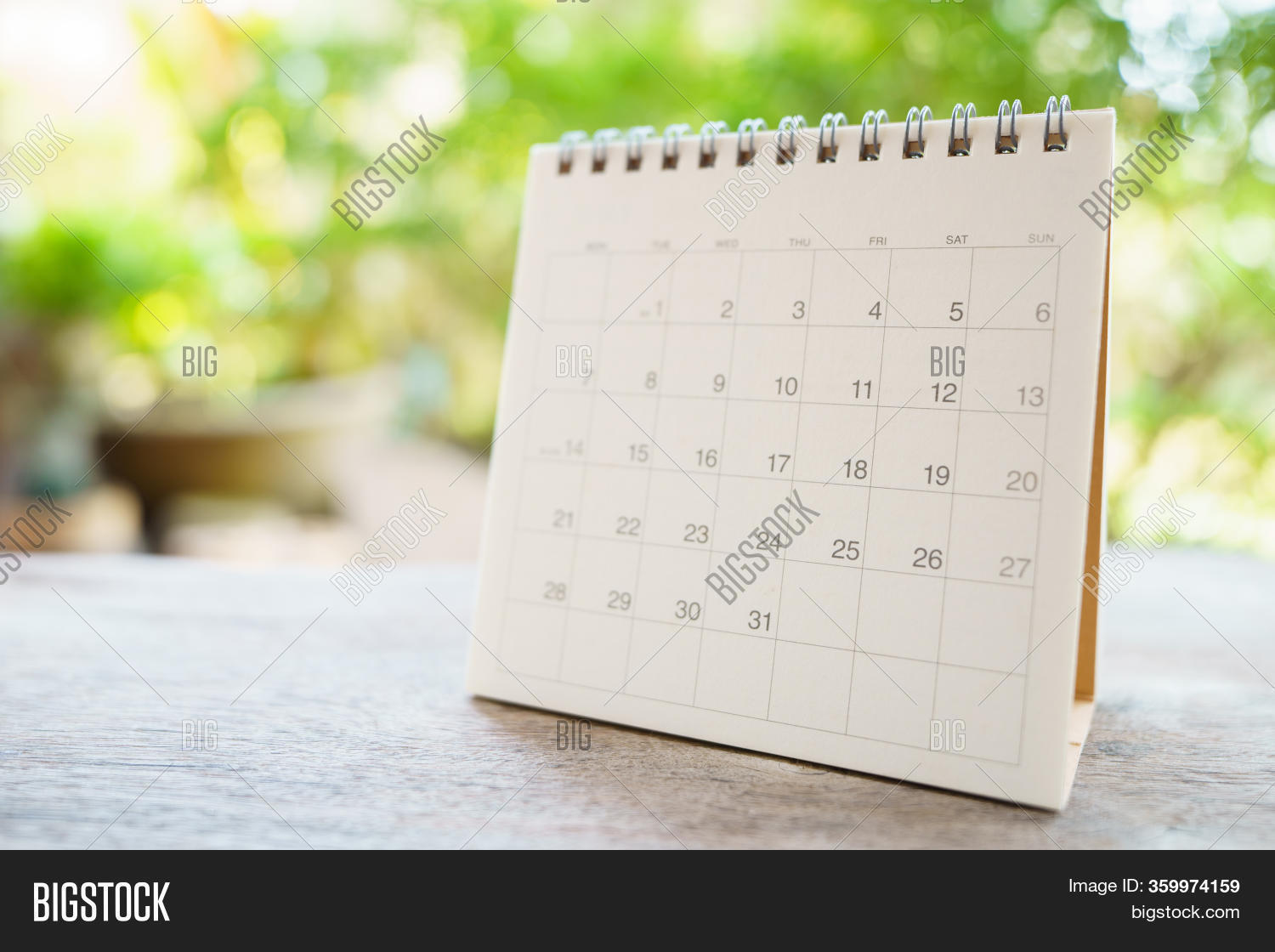 Calendar Month. Using Image & Photo (Free Trial) | Bigstock