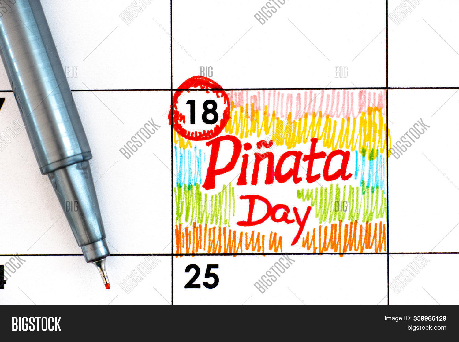 Reminder Pinata Day Image & Photo (Free Trial) | Bigstock