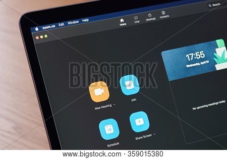 Zoom App Main Menu Image & Photo (Free Trial) | Bigstock