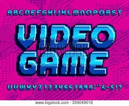 Video Game Alphabet Vector & Photo (Free Trial) | Bigstock