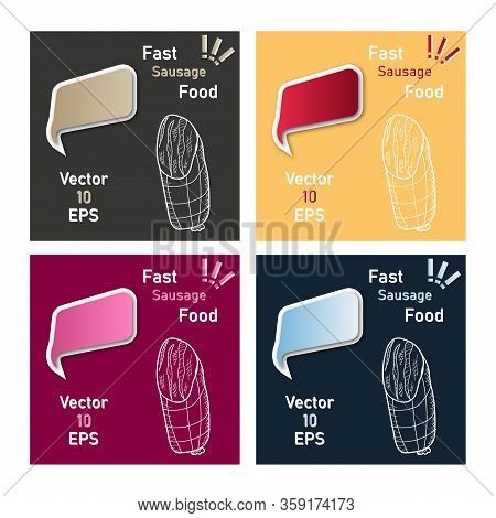 Fast Food Menu. Frame Vector & Photo (Free Trial) | Bigstock