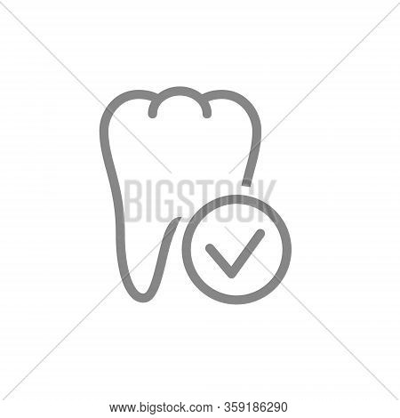 Tooth Tick Checkmark Vector & Photo (Free Trial) | Bigstock