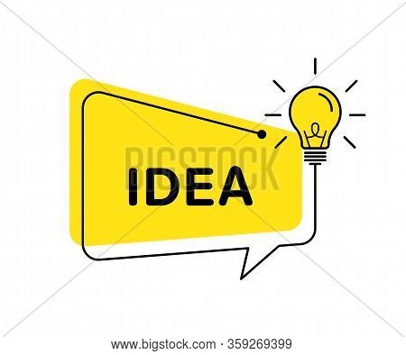 Idea Vector Banner Vector & Photo (Free Trial) | Bigstock