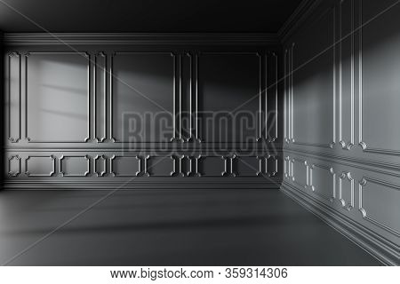 Black Empty Room Image & Photo (Free Trial) | Bigstock