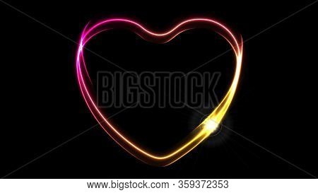 Glowing Neon Orange Image & Photo (Free Trial) | Bigstock