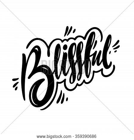 Blissful Word. Modern Vector & Photo (Free Trial) | Bigstock