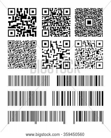 Set Barcodes. Vector & Photo (Free Trial) | Bigstock