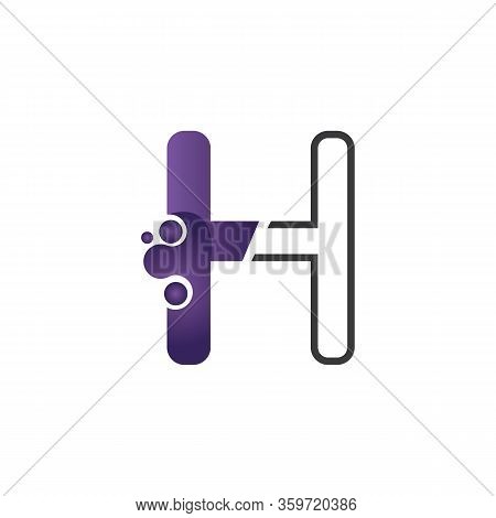Letter H Circle Vector & Photo (Free Trial) | Bigstock