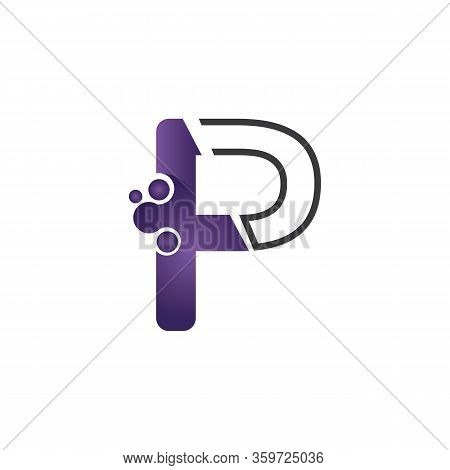 Letter P Circle Vector & Photo (Free Trial) | Bigstock