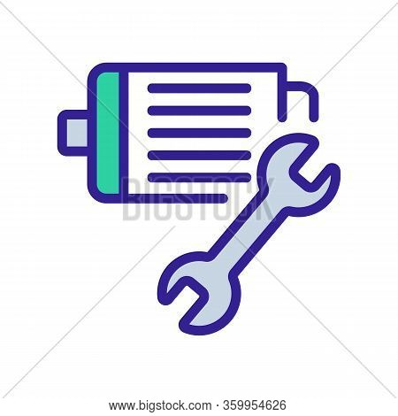 Electric Motor Icon Vector & Photo (Free Trial) | Bigstock