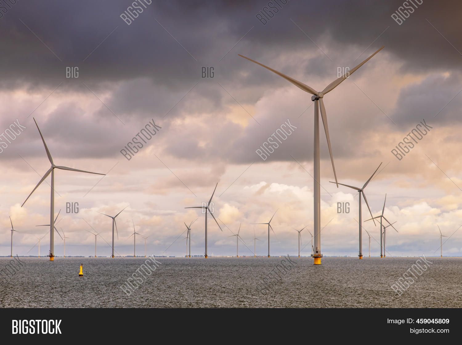 Offshore Windfarm Sea Image & Photo (Free Trial) | Bigstock