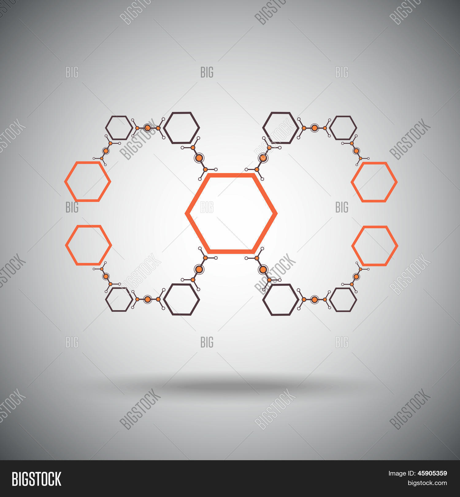 Compounds Hexagonal Vector & Photo (Free Trial) | Bigstock