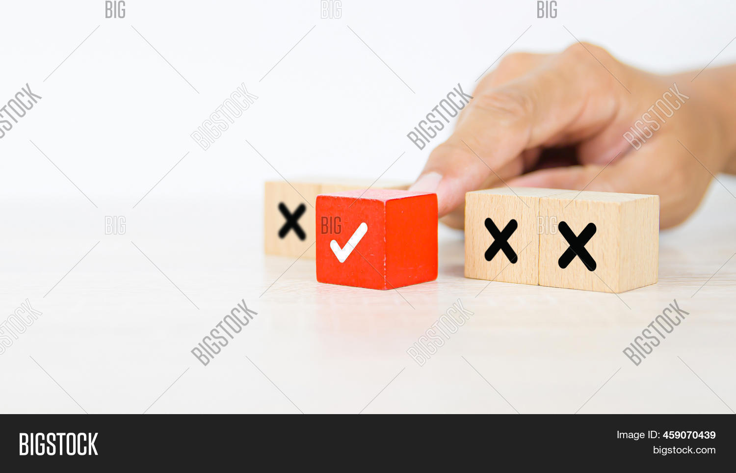 Hand Choose Check Mark Image & Photo (Free Trial) | Bigstock