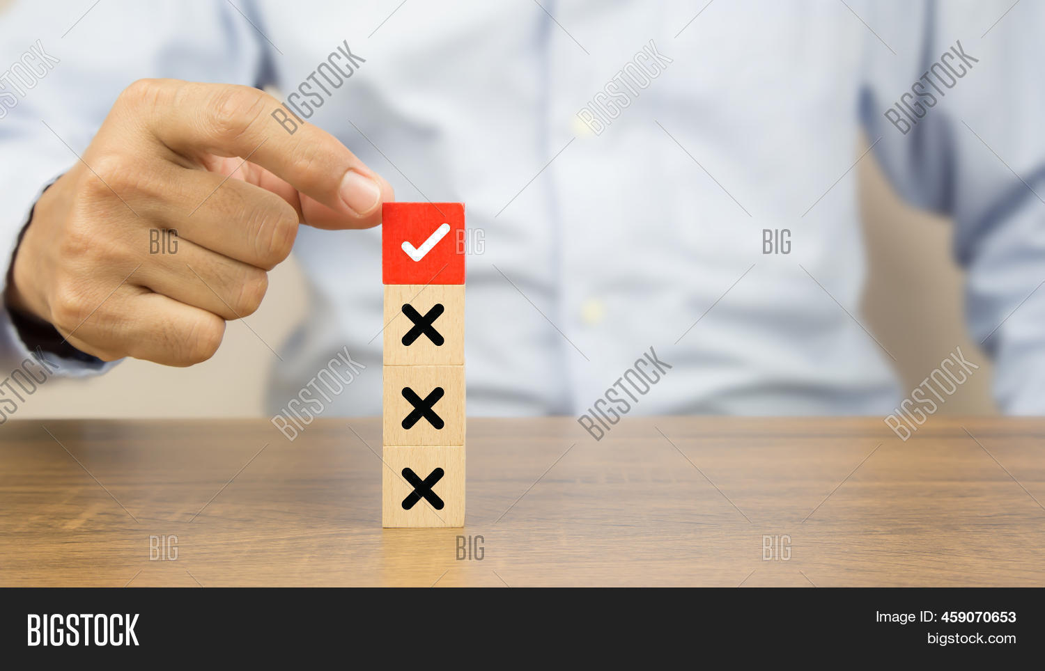 Hand Choose Check Mark Image & Photo (Free Trial) | Bigstock
