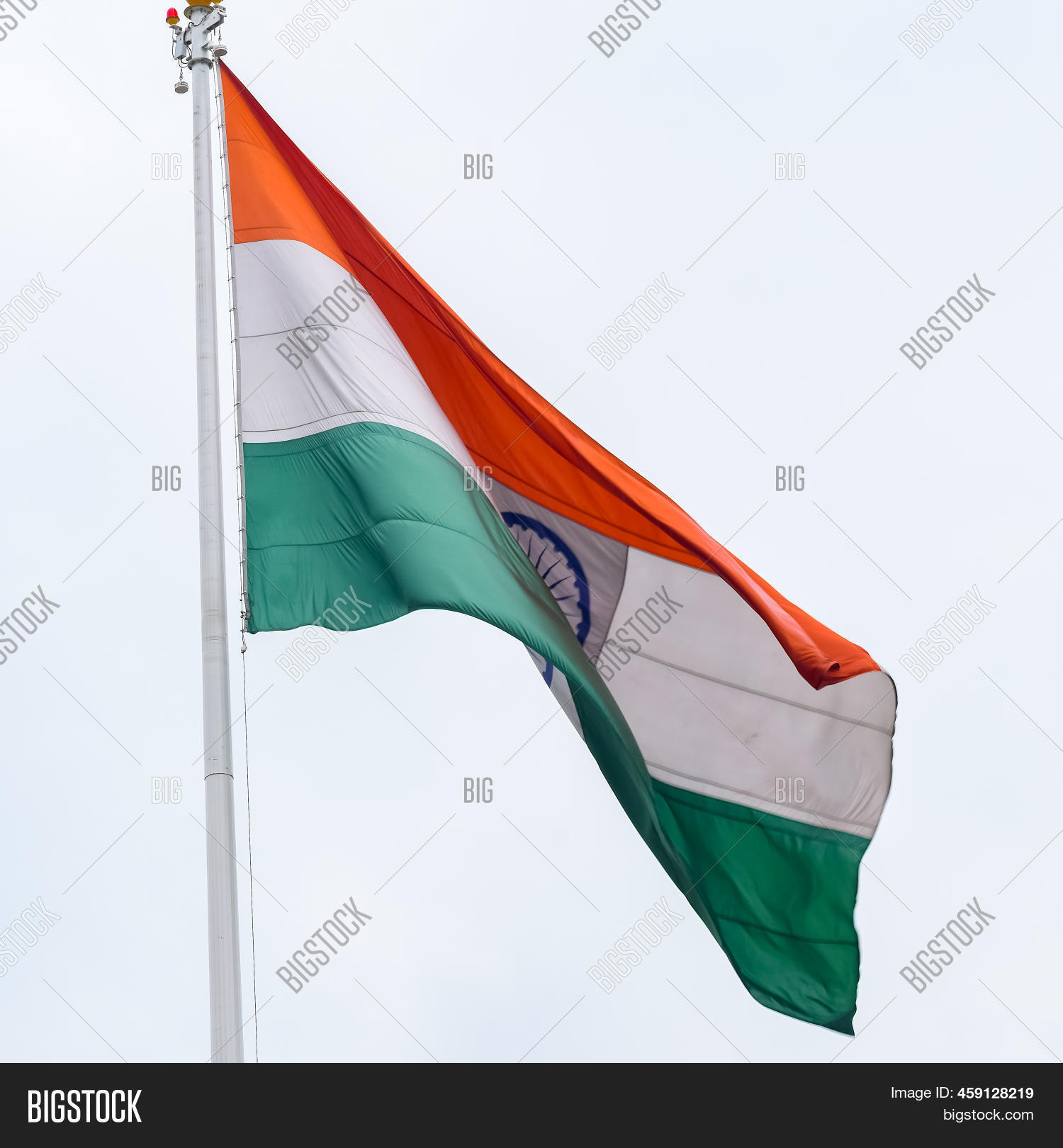 India Flag Flying High Image & Photo (Free Trial) | Bigstock