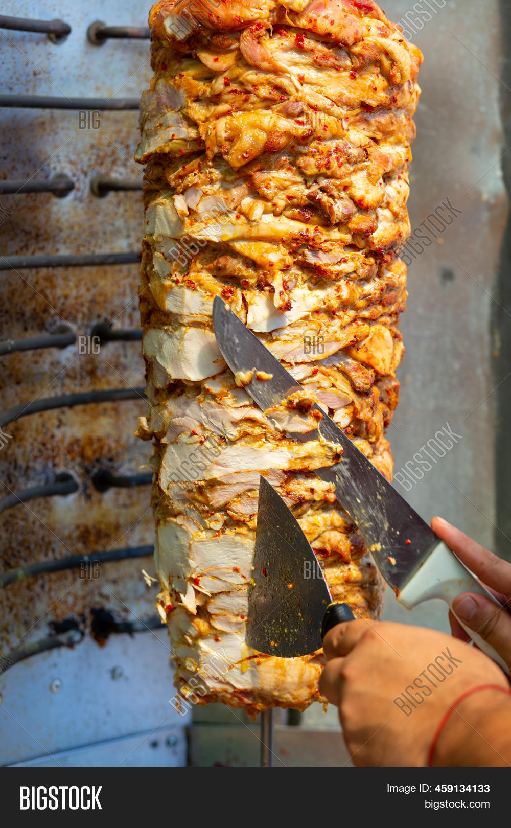 Chef Cutting Doner Image & Photo (Free Trial) | Bigstock