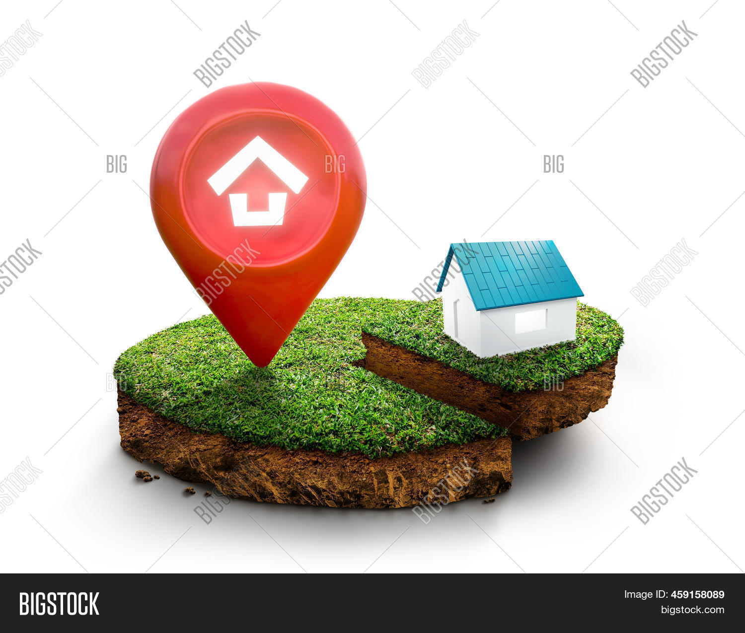 House Symbol Location Image & Photo (Free Trial) | Bigstock