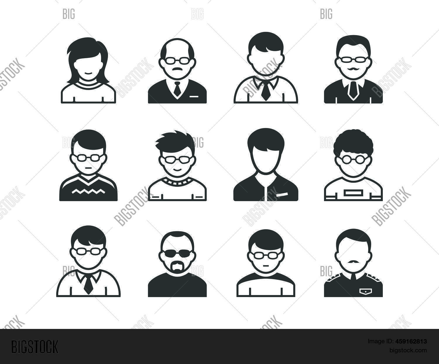 User Profile Icons Vector & Photo (Free Trial) | Bigstock