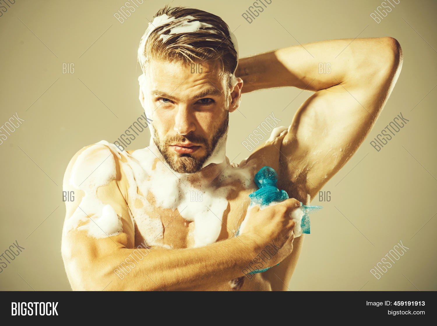 Sexy Man Washing Body Image & Photo (Free Trial) | Bigstock