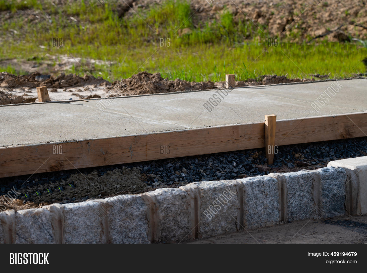 New Concrete Footpath Image & Photo (Free Trial) | Bigstock