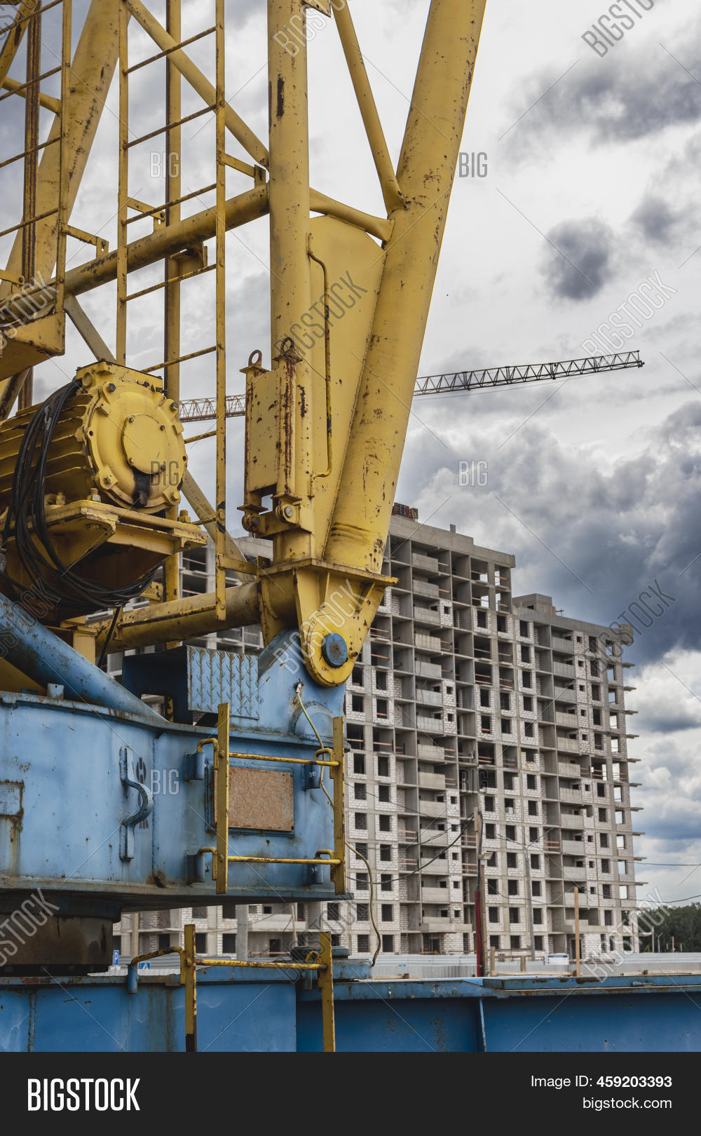 Large Tower Crane Image & Photo (Free Trial) | Bigstock