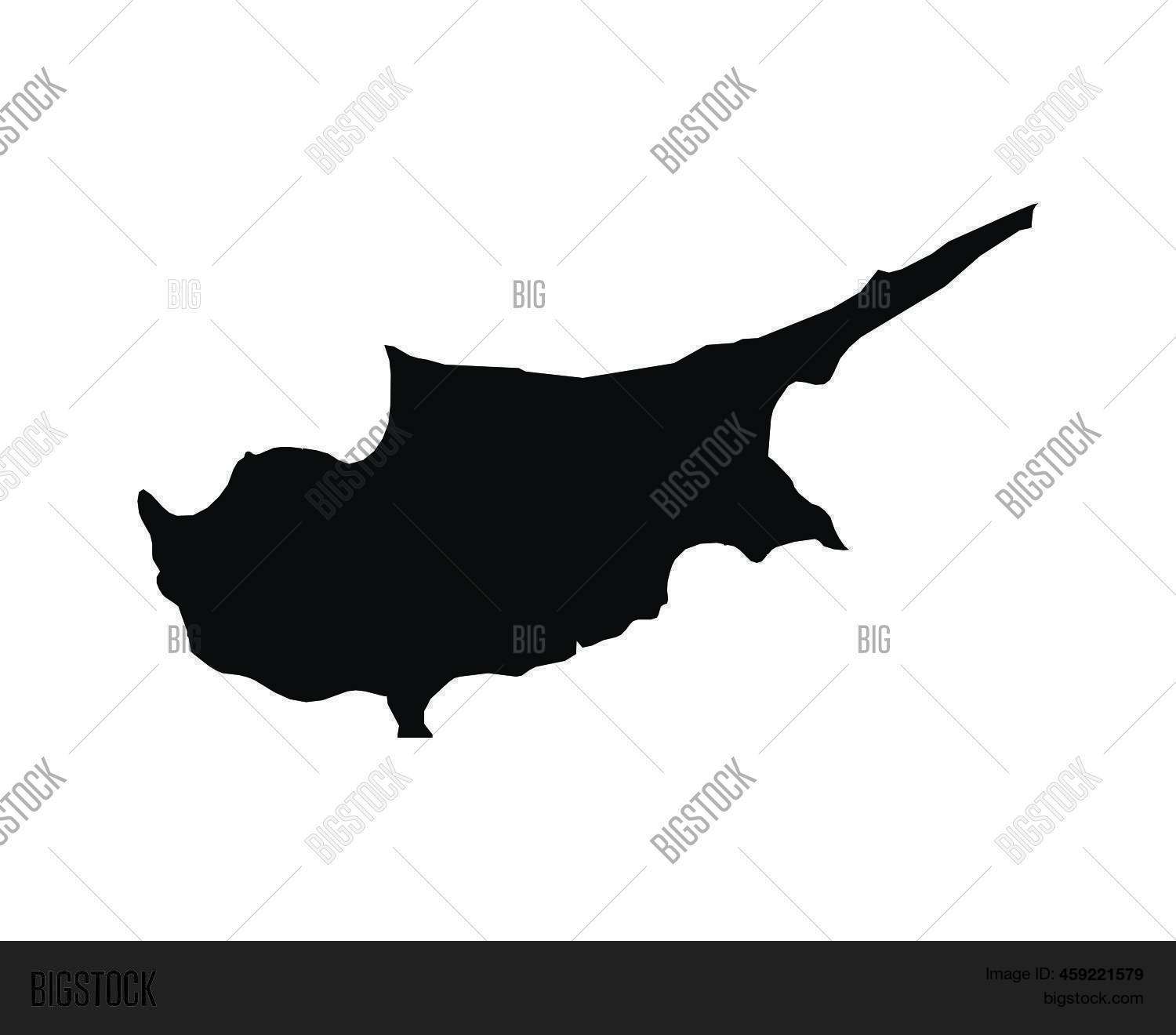 Cyprus Map. Cypriot Vector & Photo (Free Trial) | Bigstock