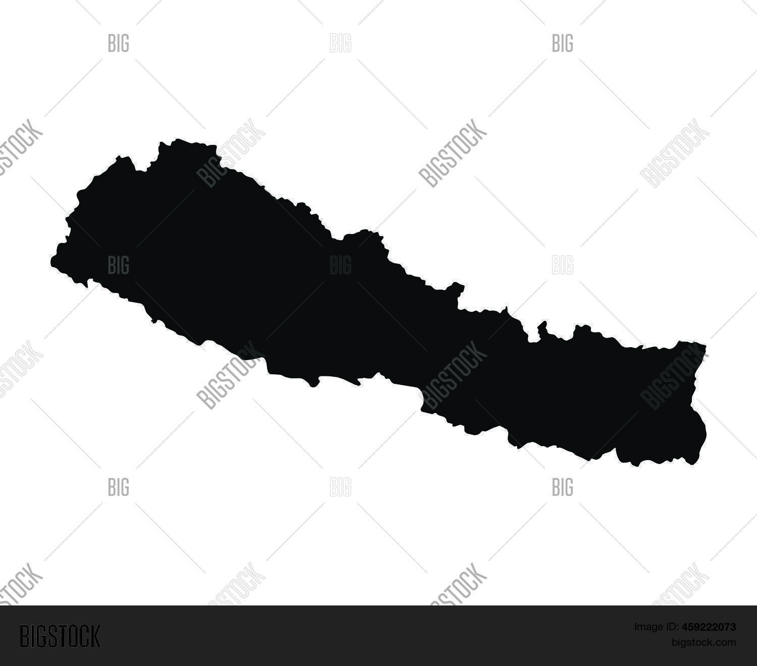 Nepal Map. Nepali Vector & Photo (Free Trial) | Bigstock