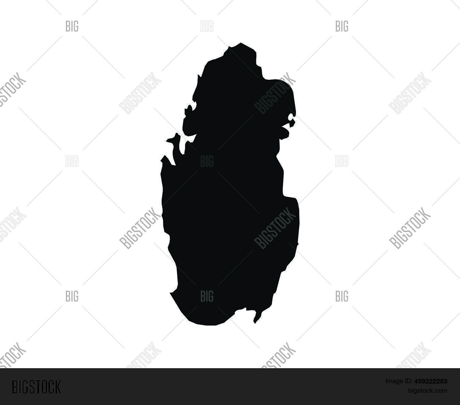Qatar Map. Qatari Vector & Photo (Free Trial) | Bigstock