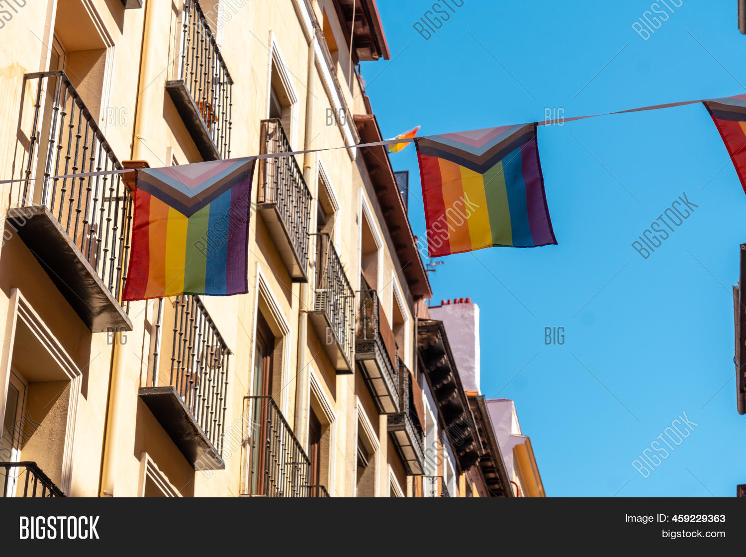 Lgbt Flags Hanging Image & Photo (Free Trial) | Bigstock