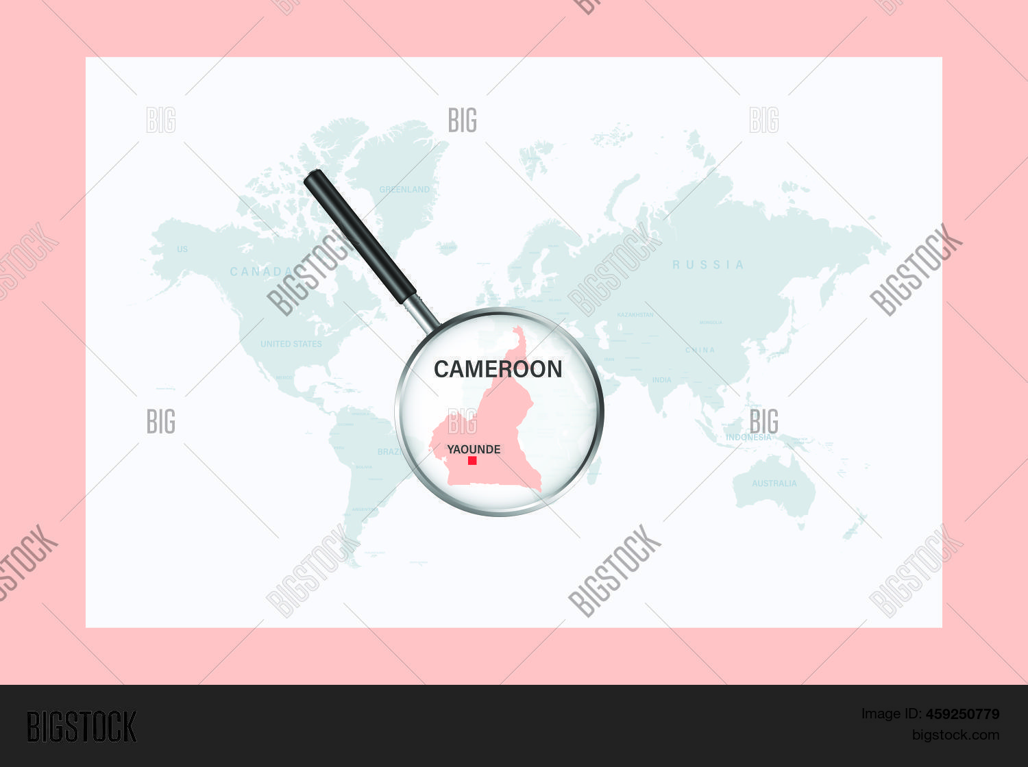 Map Cameroon Vector & Photo (Free Trial) | Bigstock