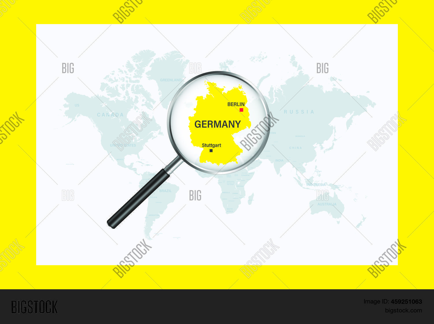 Map Germany On Vector & Photo (Free Trial) | Bigstock