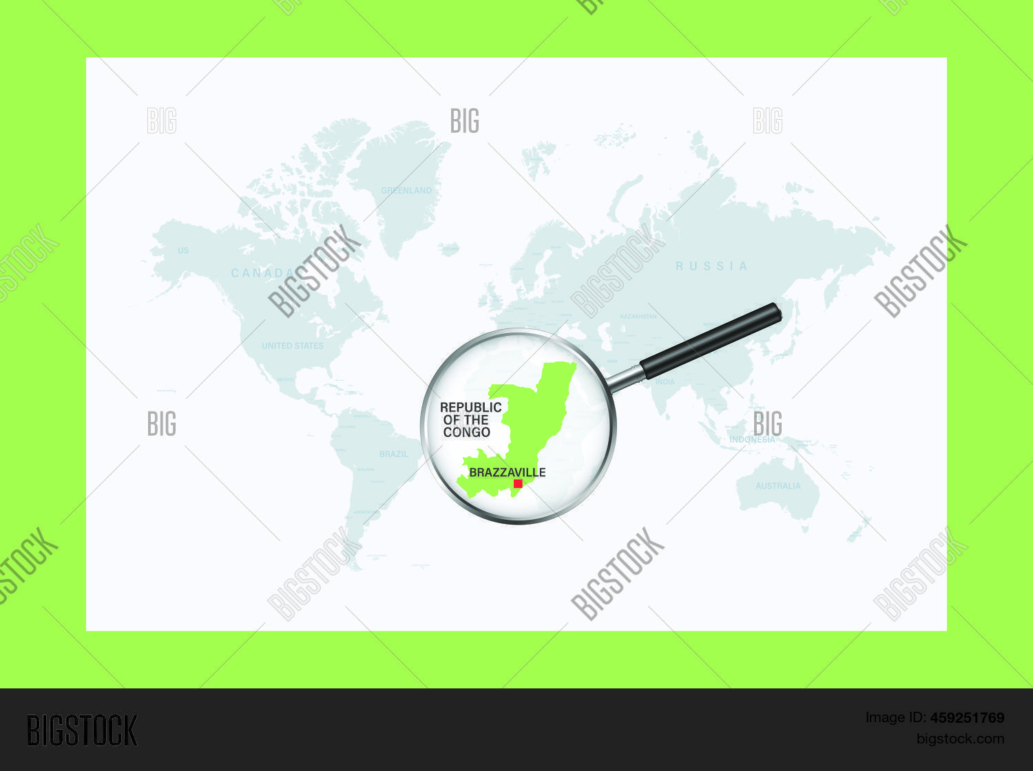 Map Republic Congo On Vector & Photo (Free Trial) | Bigstock