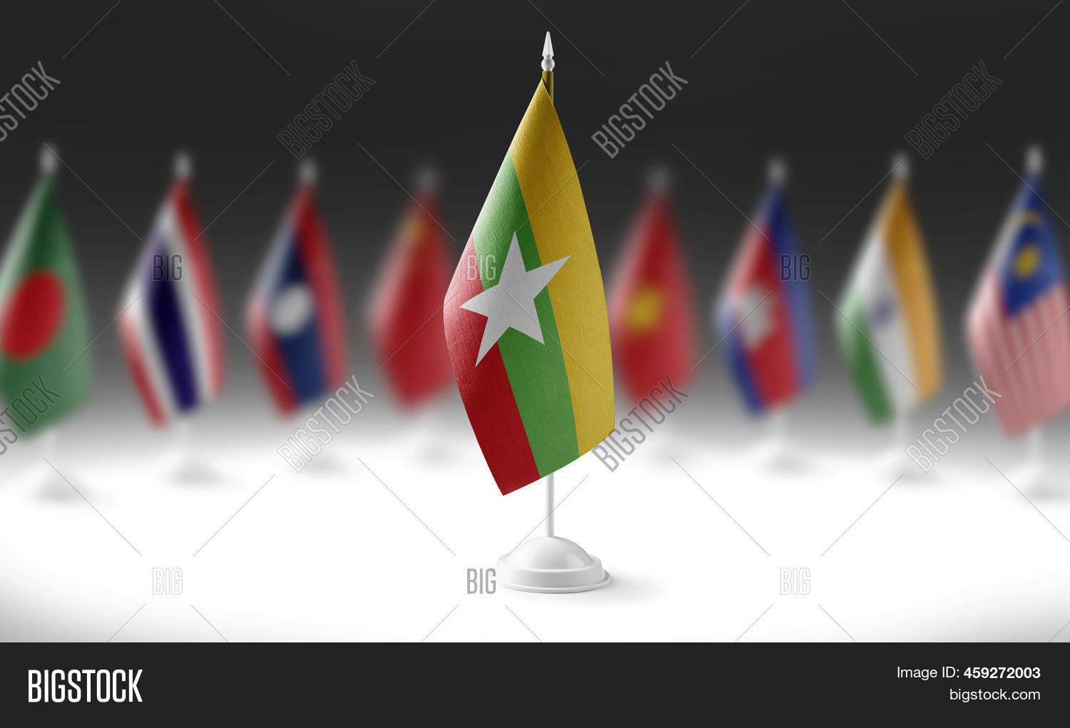 National Flag Myanmar Image & Photo (Free Trial) | Bigstock
