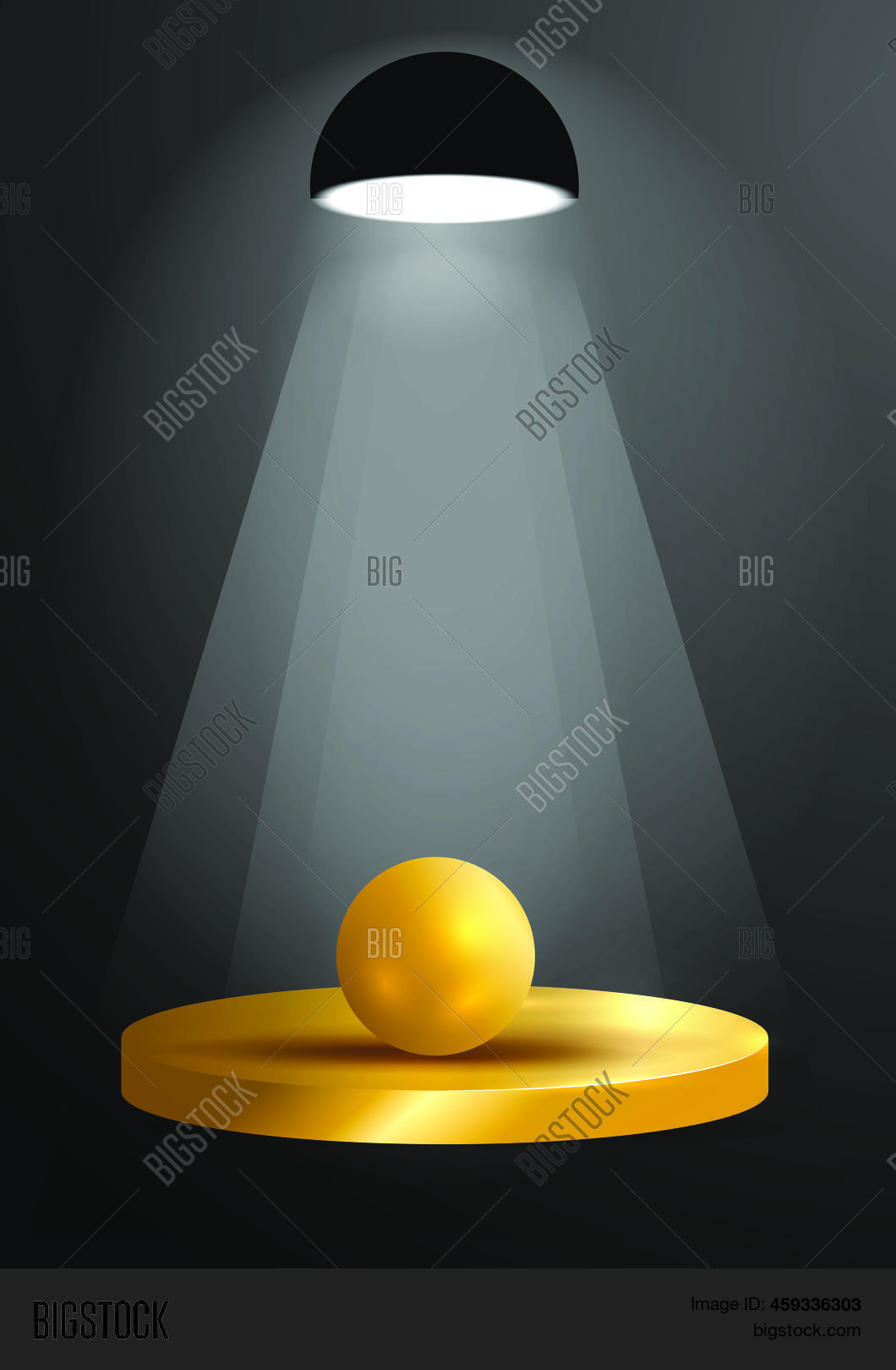 Golden Circle Shape Vector & Photo (Free Trial) | Bigstock