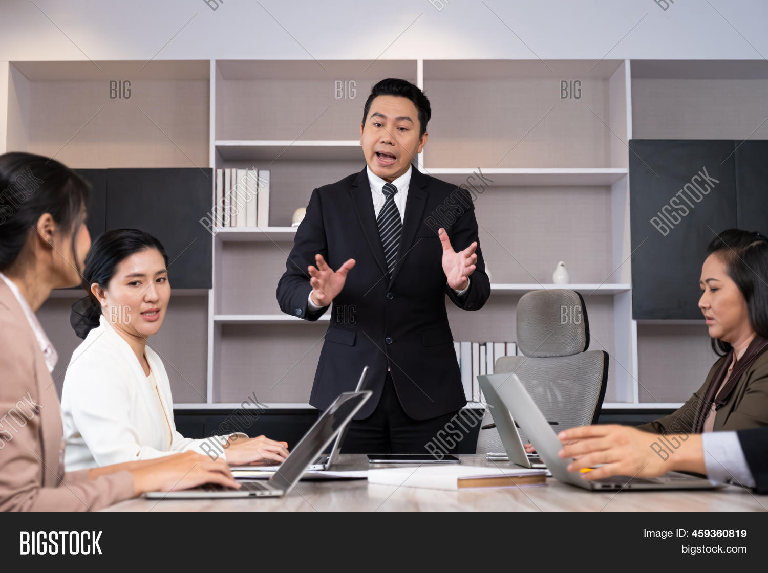 Asian Men Manager Image & Photo (Free Trial) | Bigstock