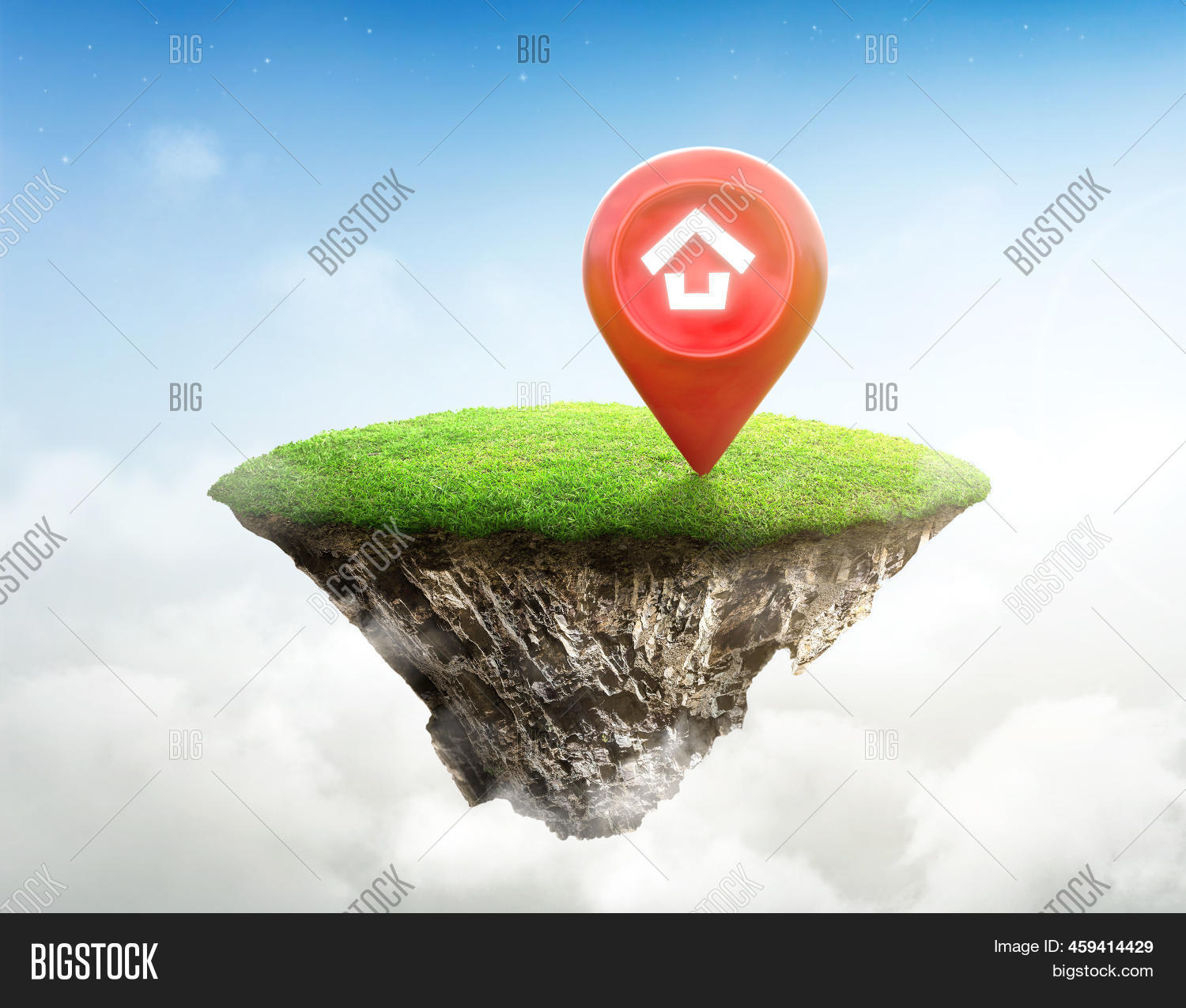 House Symbol Location Image & Photo (Free Trial) | Bigstock