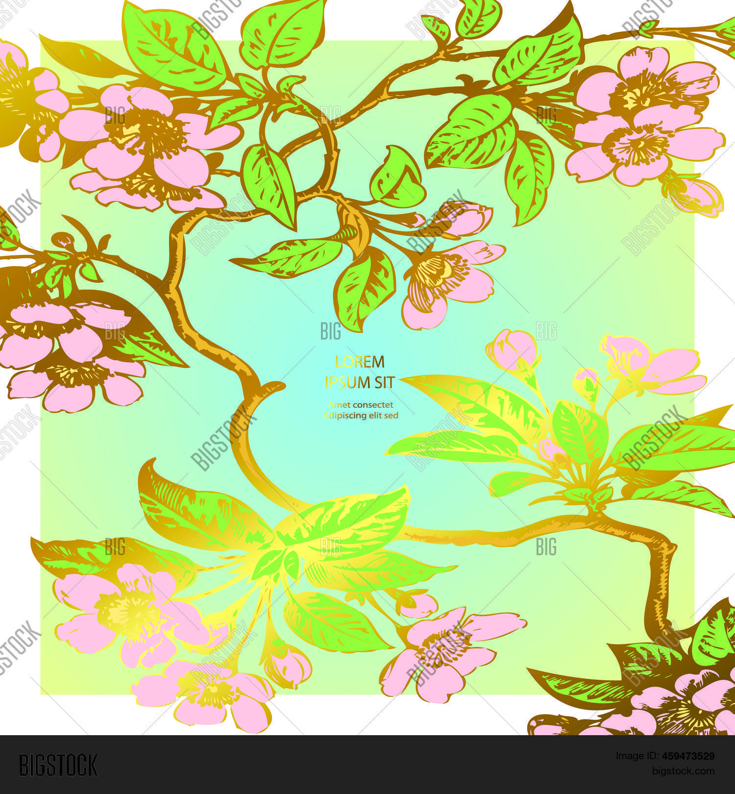 Drawing Sakura Vector & Photo (Free Trial) | Bigstock