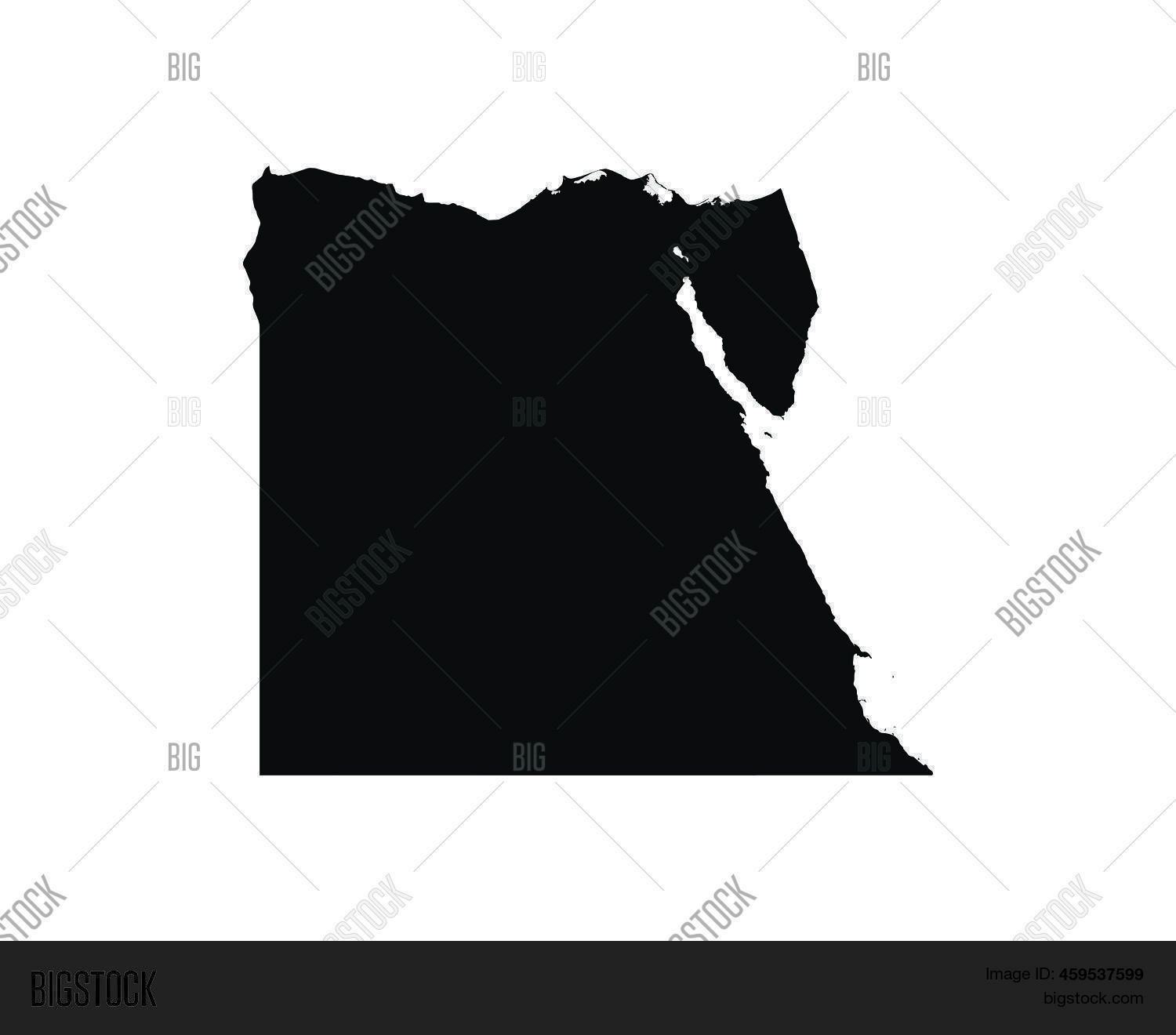 Egypt Map. Egyptian Vector & Photo (Free Trial) | Bigstock
