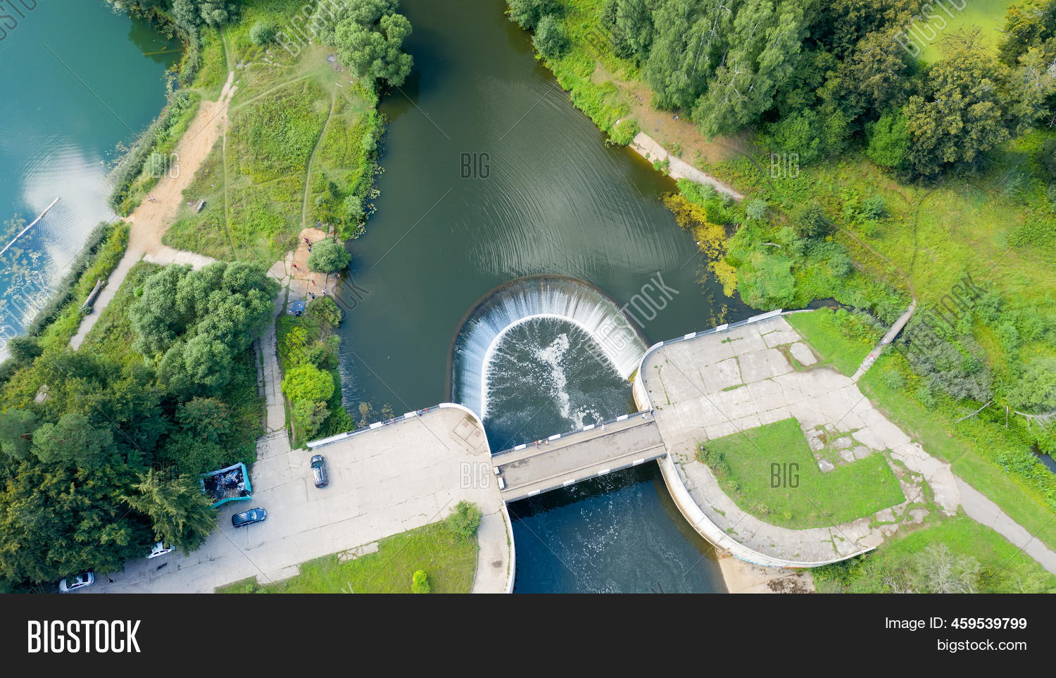 Aerial View Spillway Image & Photo (Free Trial) | Bigstock