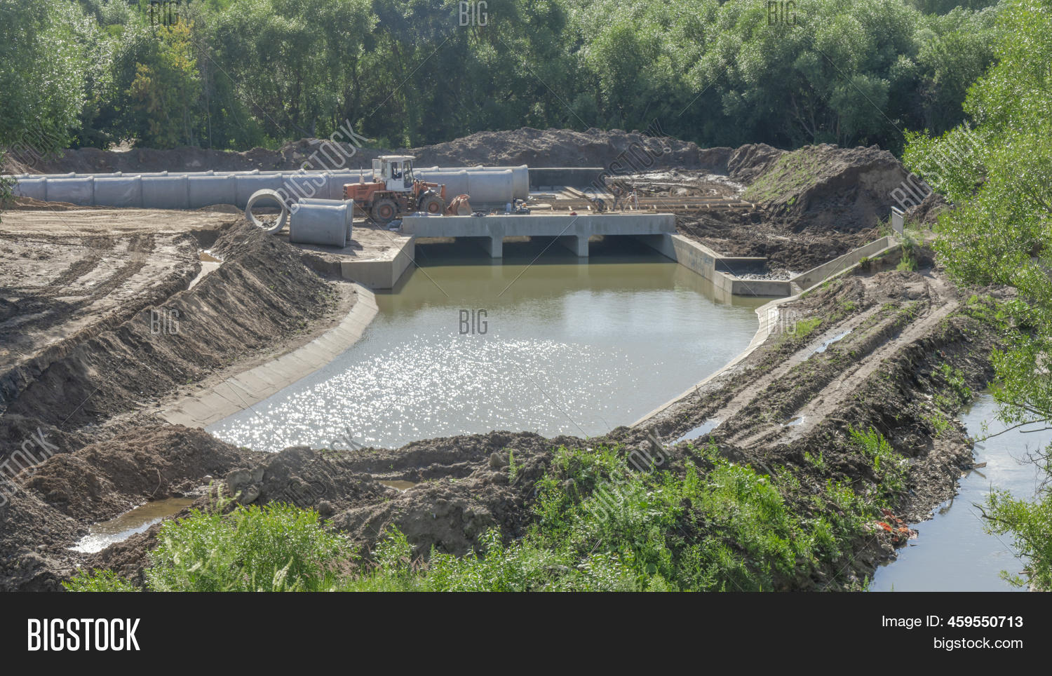 Construction River Image & Photo (Free Trial) | Bigstock