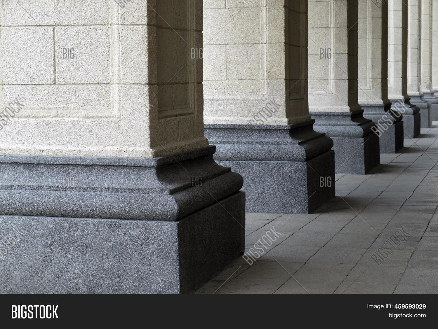 Columns Building Lined Image & Photo (Free Trial) | Bigstock